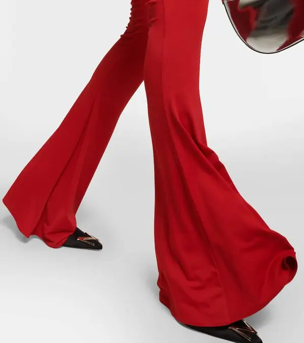 Magda Butrym High-rise Fla Leggings - Red