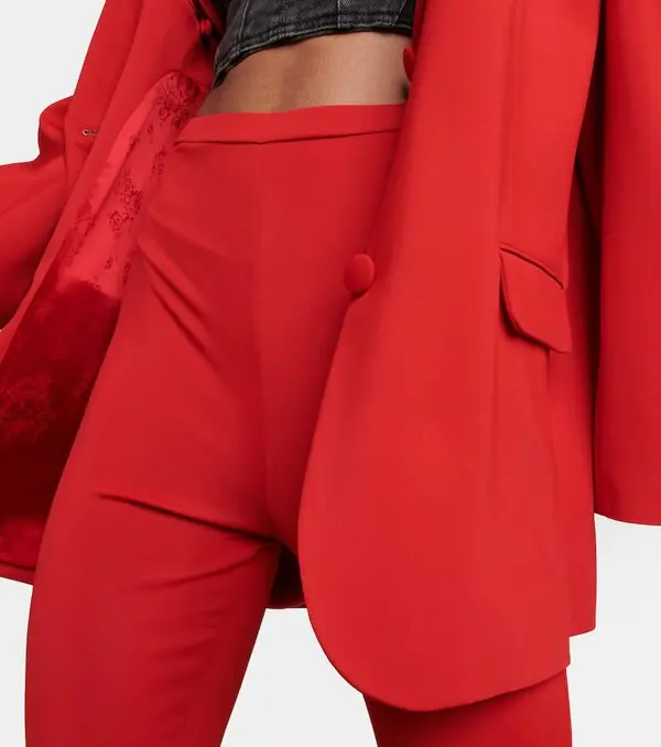 Magda Butrym High-rise Fla Leggings - Red