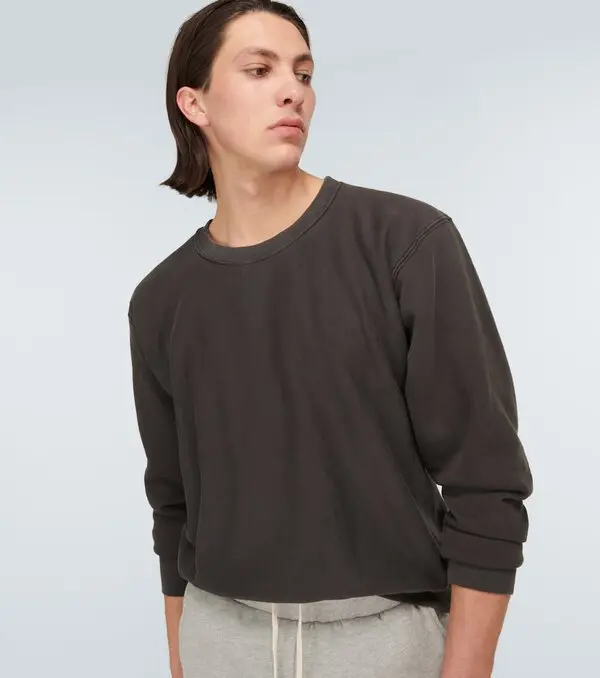 LES TIEN Cotton Jersey Sweatshirt
