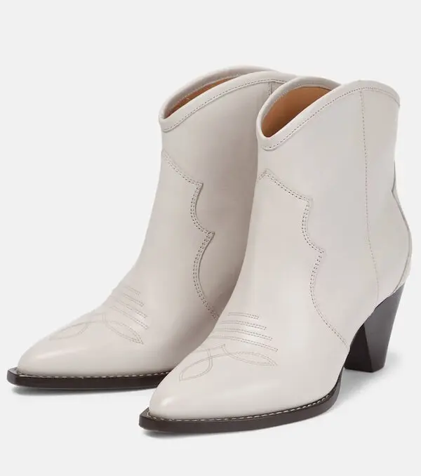 Isabel Marant Étoile Darizo Leather Cowboy Boots