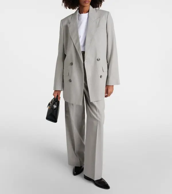 AMI Paris Double-breasted Wool Blazer