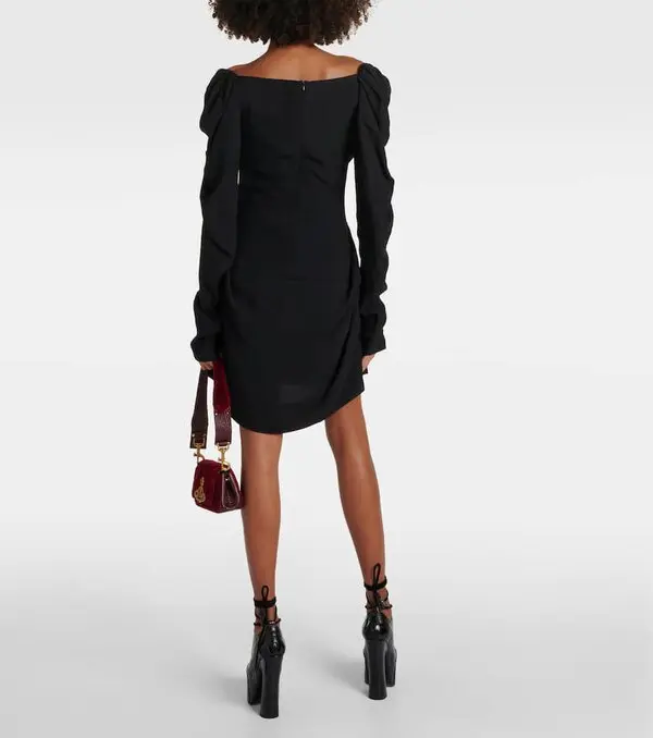 VIVIENNE WESTWOOD Draped Minidress With Bow Detail