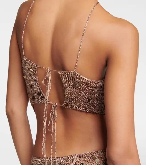 AYA MUSE Morel Sequined Maxi Dress