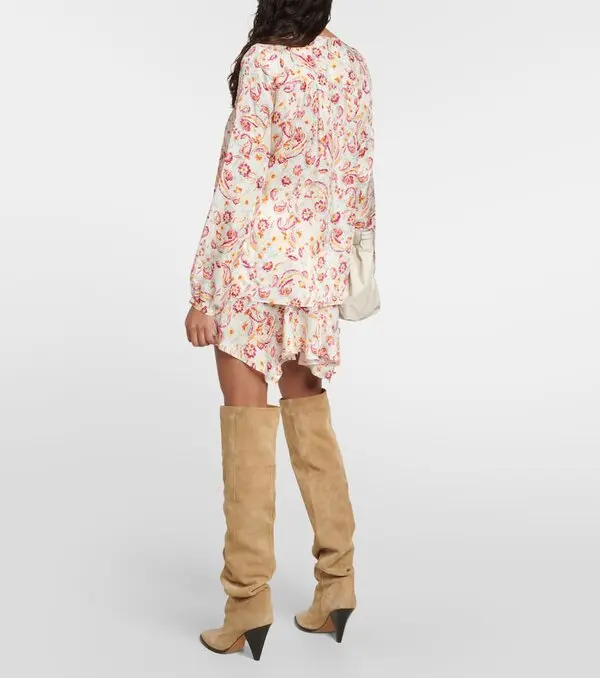 Isabel Marant Étoile Prian Printed Silk-blend Blouse
