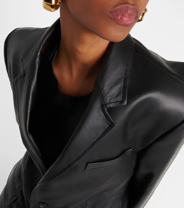 Wardrobe.NYC Oversized Leather Blazer