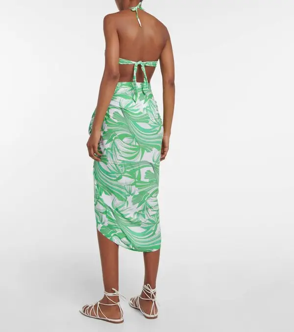Melissa Odabash Pareo Printed Beach Cover-up