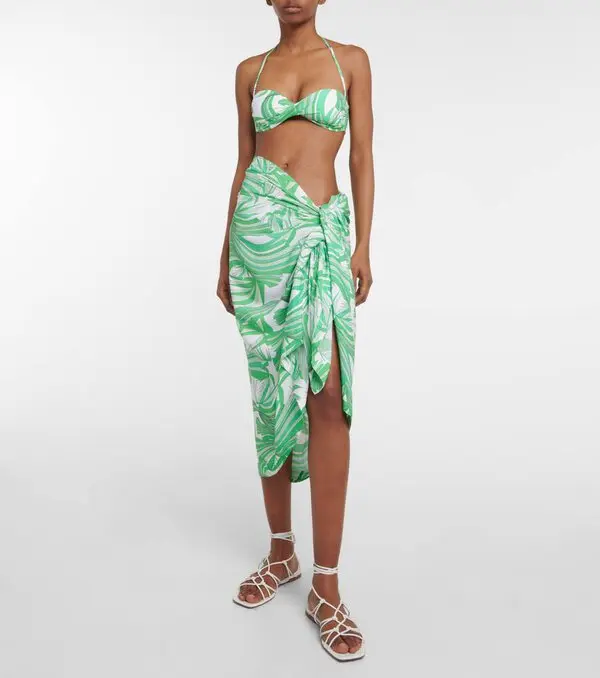 Melissa Odabash Pareo Printed Beach Cover-up