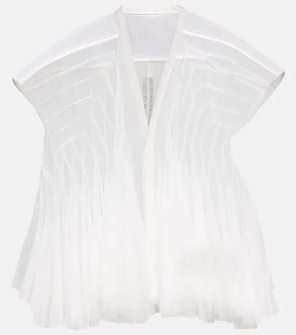 Rick Owens Tulle Jacket - Beige