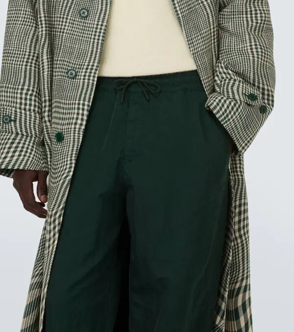 Burberry Technical Wide-leg Trousers