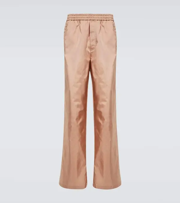 Valentino Garavani Wide-leg Track Pants - Beige