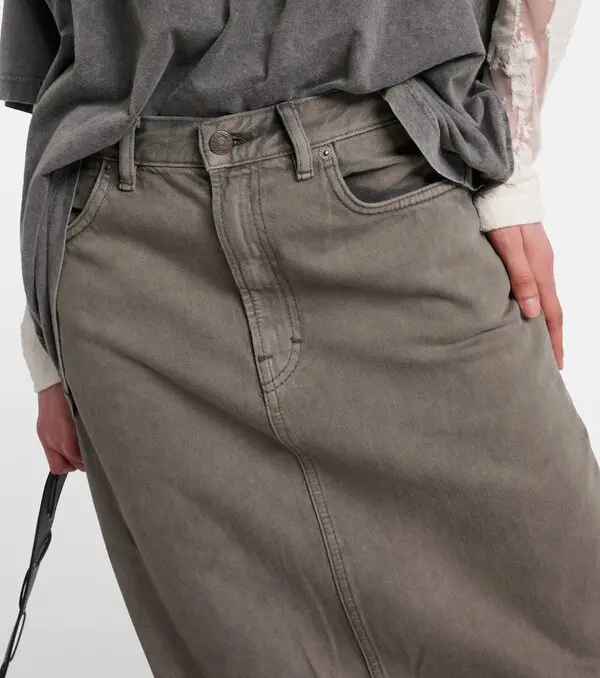 Acne Studios Philo Denim Maxi Skirt