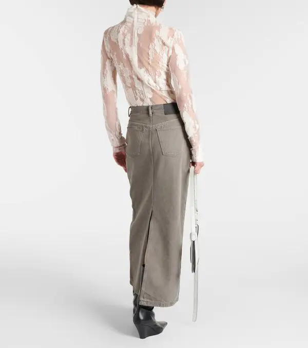 Acne Studios Philo Denim Maxi Skirt