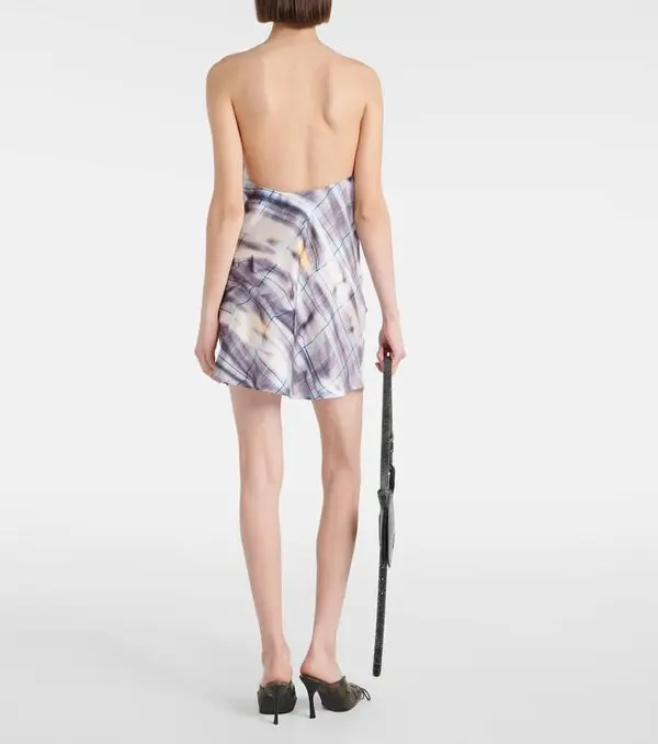 Y/project Invisible Strap Slip Dress - Multicoloured