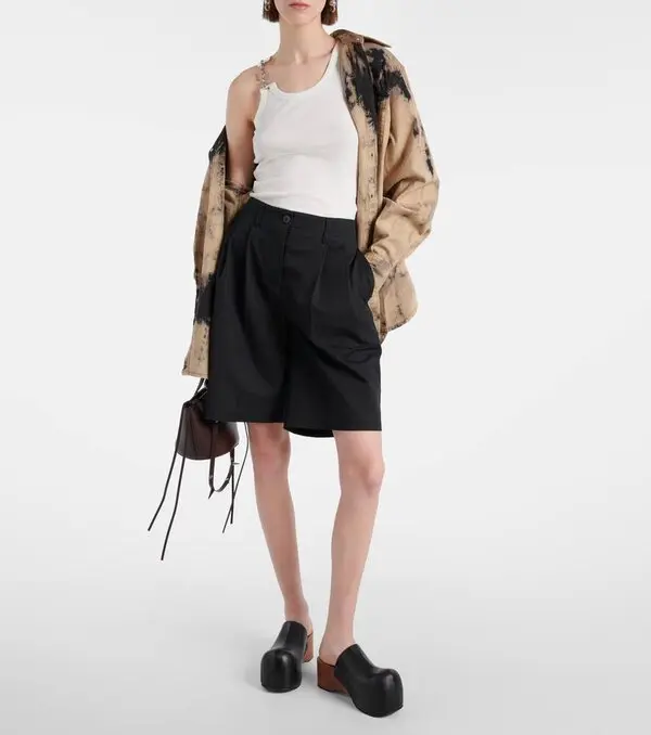 Acne Studios Leather Clogs - Black