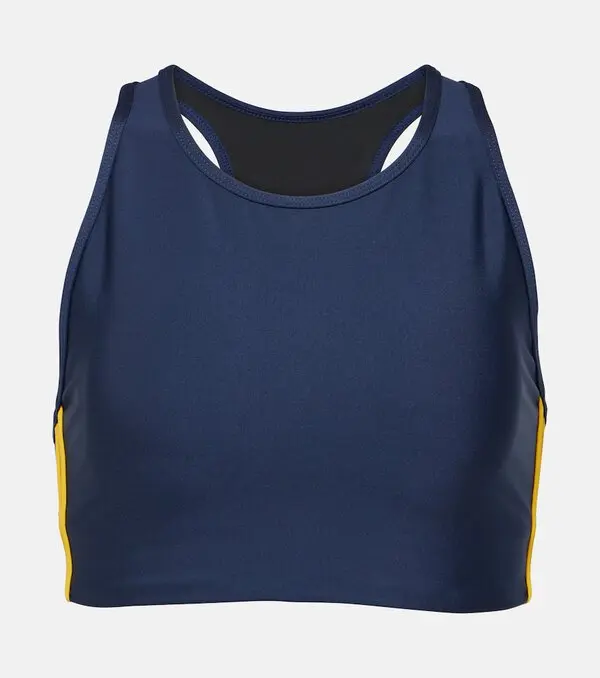 The Upside Oxford Nora Sports Bra - Blue