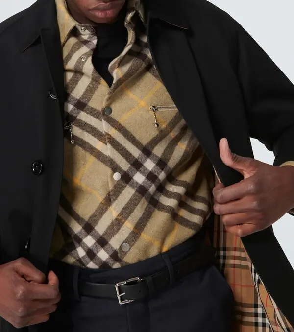 Burberry Cotton Gabardine Car Coat
