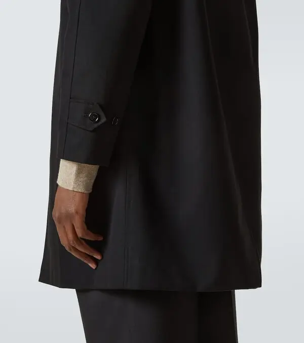 Burberry Cotton Gabardine Car Coat
