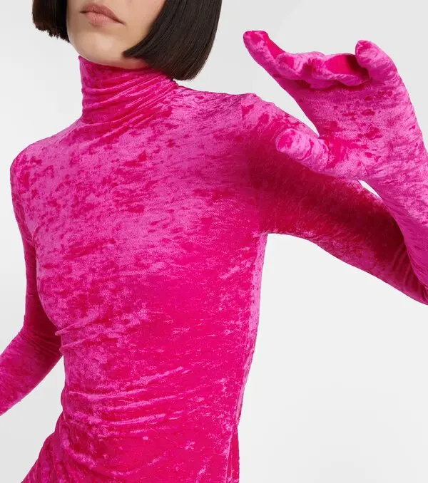 Vetements Velvet Mini Dress