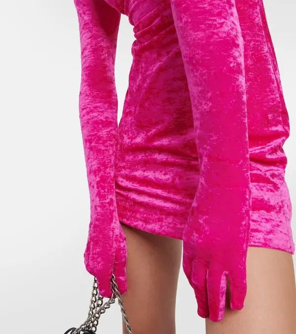 Vetements Velvet Mini Dress