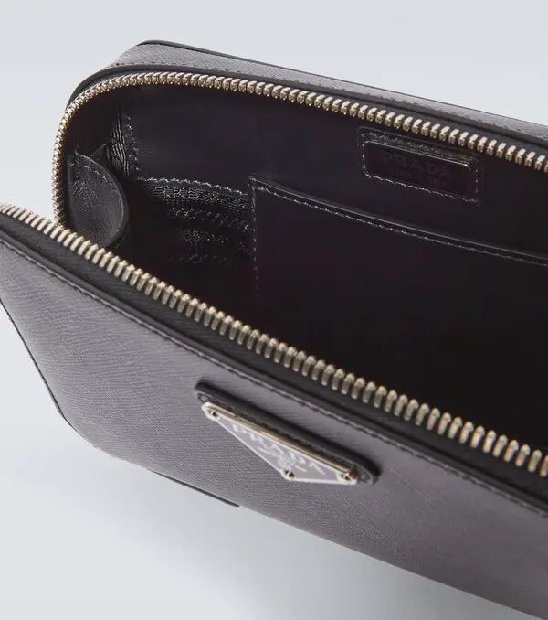 Prada Brique Leather Crossbody Bag