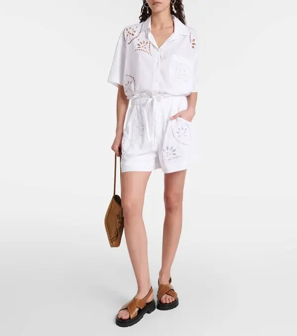 Isabel Marant Étoile Bilya Broderie Anglaise Shirt