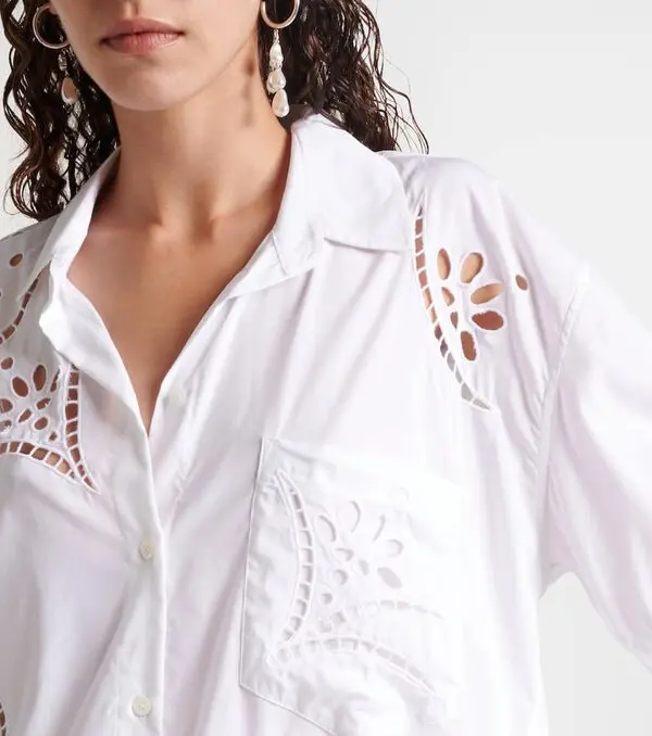 Isabel Marant Étoile Bilya Broderie Anglaise Shirt