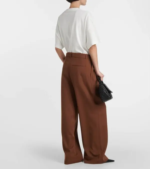 Wardrobe.NYC Low-rise Wool Wide-leg Trousers
