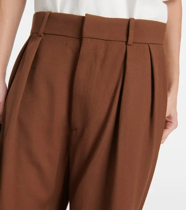 Wardrobe.NYC Low-rise Wool Wide-leg Trousers