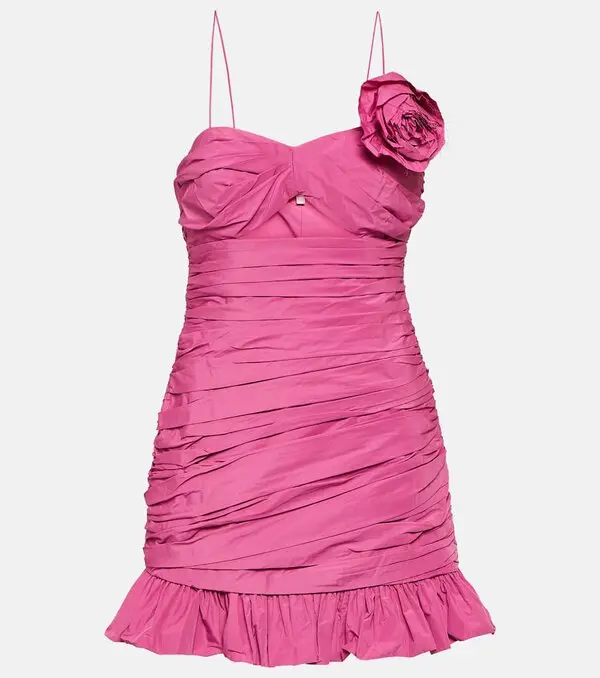 LoveShackFancy Jessilyn Ruched Minidress