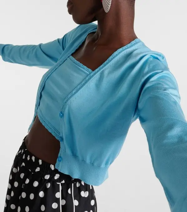 Dolce & Gabbana Capri Cropped Cardigan
