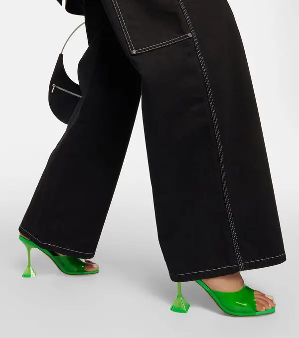 Amina Muaddi Lupita Pvc Mules