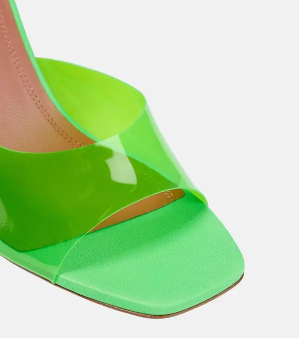 Amina Muaddi Lupita Pvc Mules