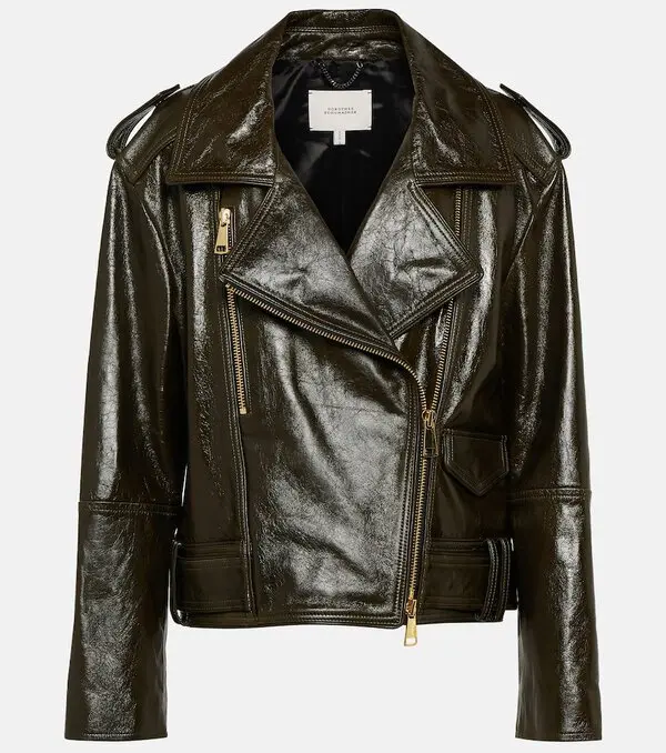 Dorothee Schumacher Leather Jacket - Green