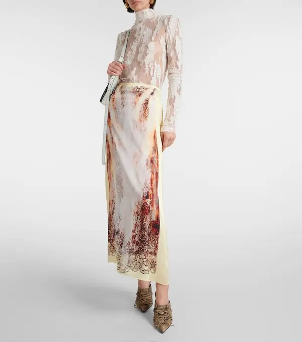 Y/project Printed Maxi Skirt