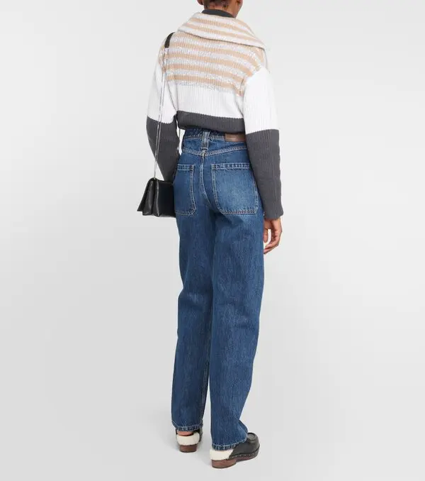 Brunello Cucinelli Mid-rise Wide-leg Jeans