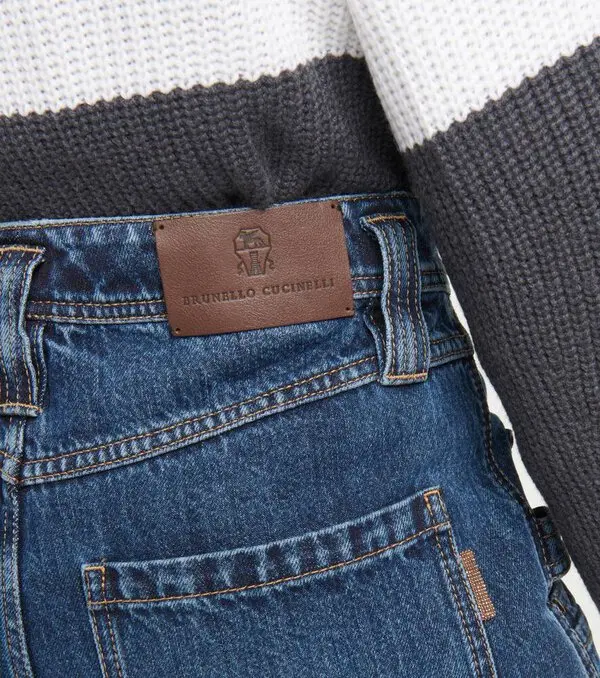 Brunello Cucinelli Mid-rise Wide-leg Jeans