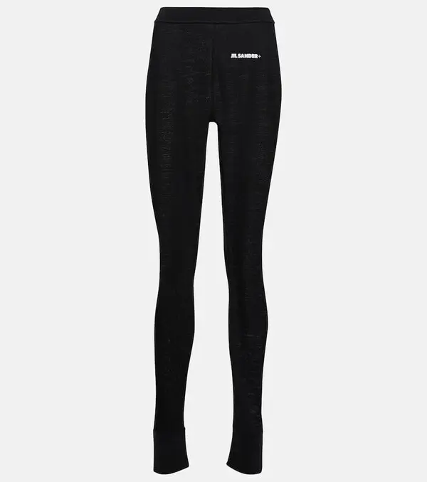JIL SANDER Logo Leggings