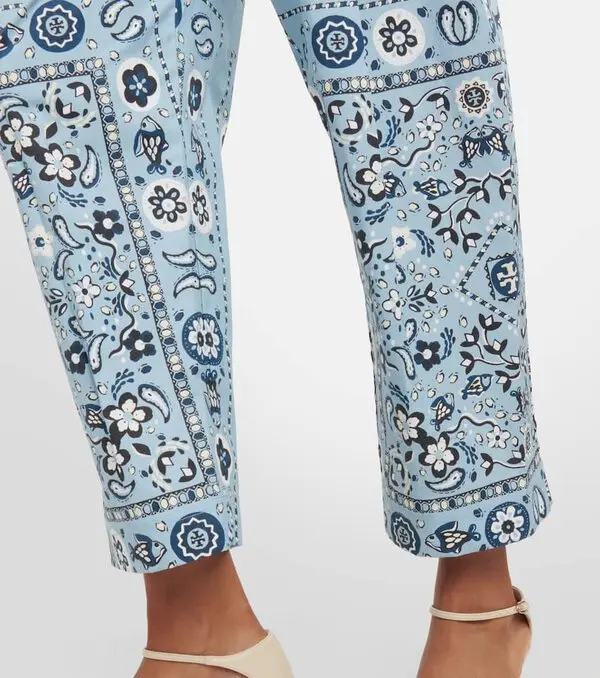 Tory Burch Printed Cotton Jumpsuit