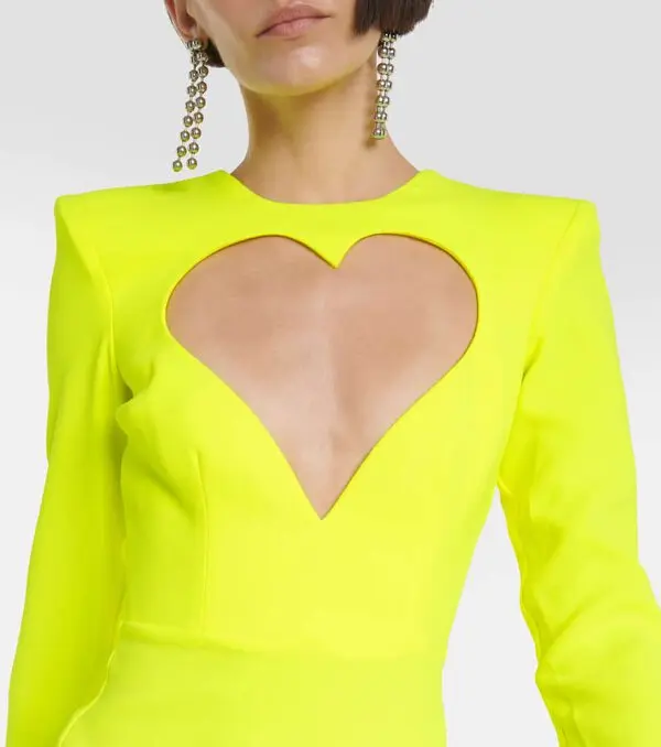 Alex Perry Heart Cutout Minidress