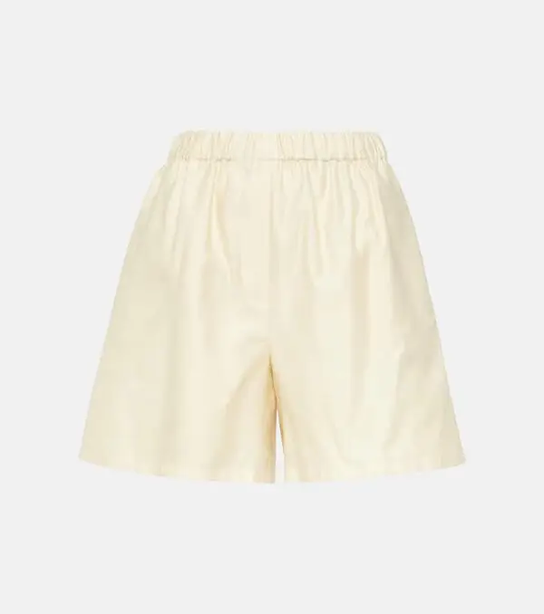 Max Mara Piadena High-rise Cotton Shorts