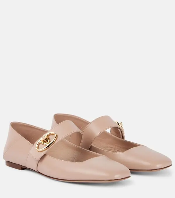 Valentino Garavani Vlogo Locker Mary Jane Flats