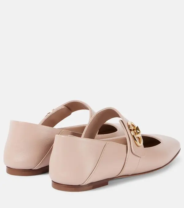 Valentino Garavani Vlogo Locker Mary Jane Flats