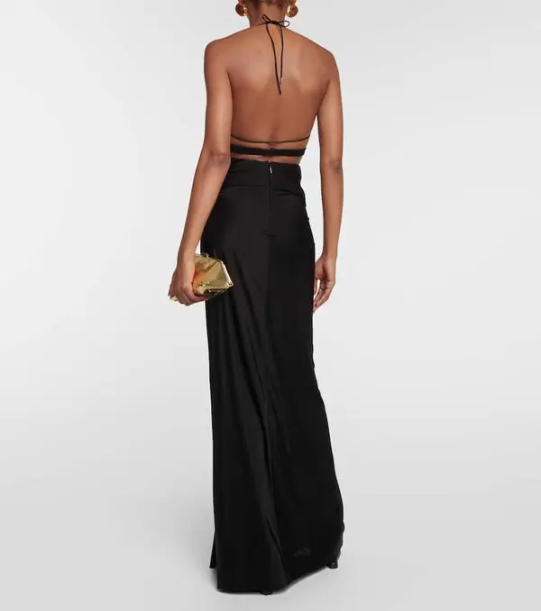 Alex Perry Hudson Halterneck Bra Top