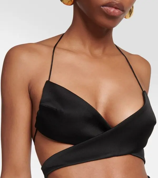 Alex Perry Hudson Halterneck Bra Top