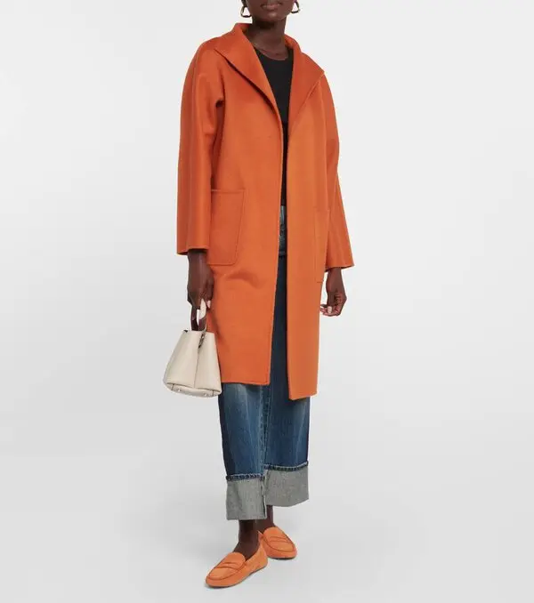TOD'S Gommino Leather Moccasins - Orange