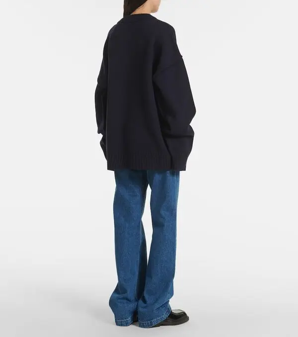 AMI Paris De Coeur Wool Sweater