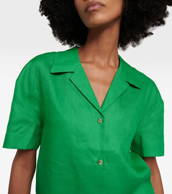Asceno Prague Linen Shirt