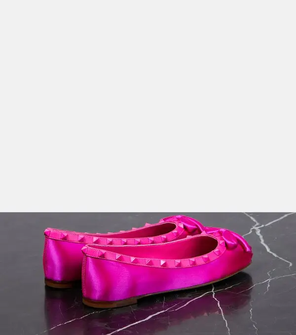 Valentino Garavani Rockstud Ballet Flats - Pink
