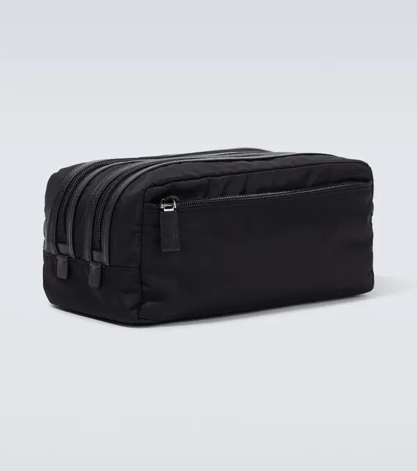 Prada Re-nylon And Leather-trimmed Travel Bag