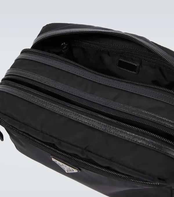 Prada Re-nylon And Leather-trimmed Travel Bag
